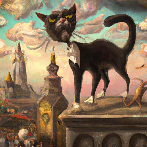 Dali cat - AI Generated Artwork - NightCafe Creator