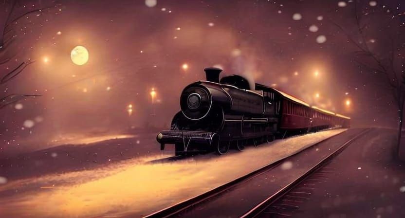 A Midnight Train Going Anywhere - AI Generated Artwork - NightCafe Creator