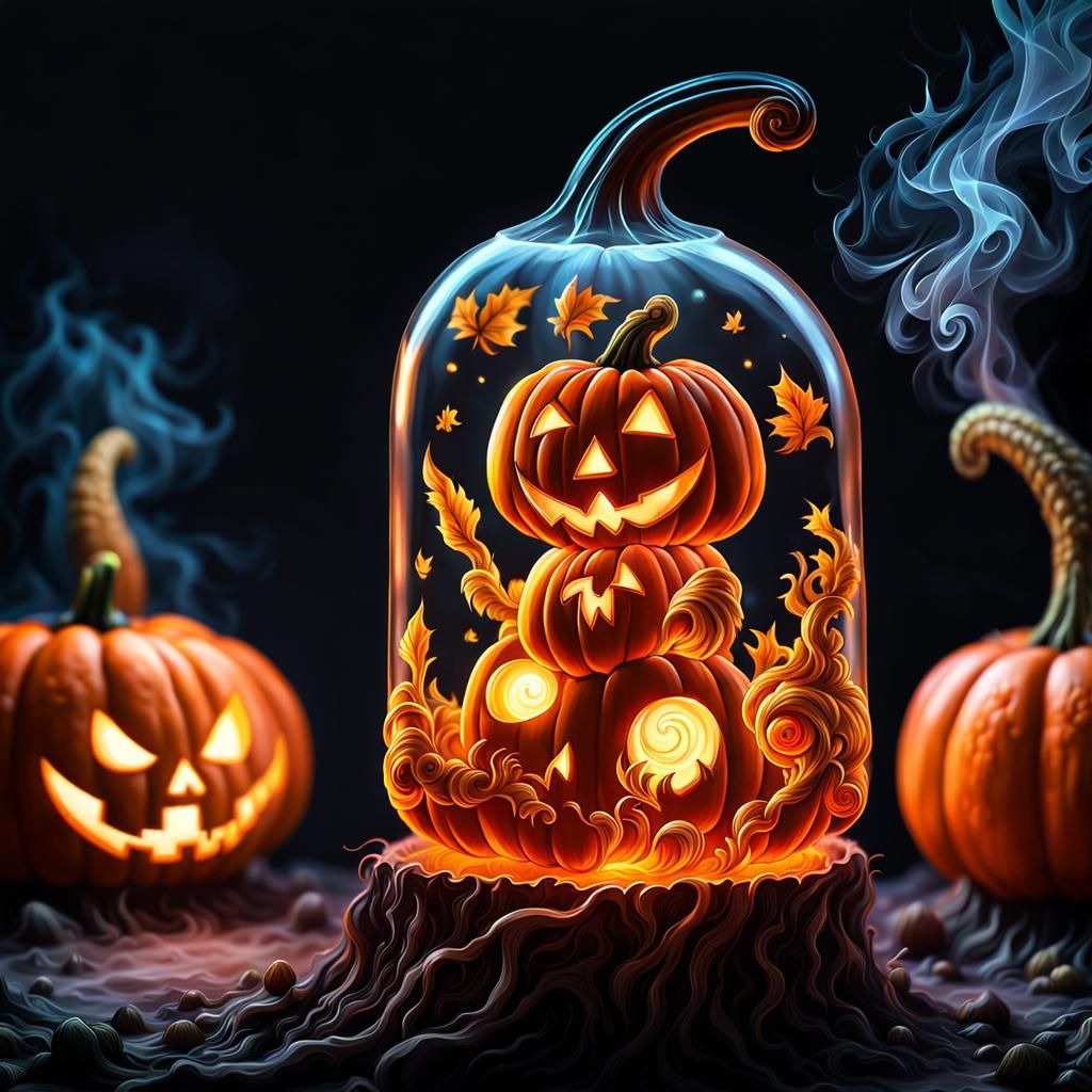 Pumpkins - AI Generated Artwork - NightCafe Creator
