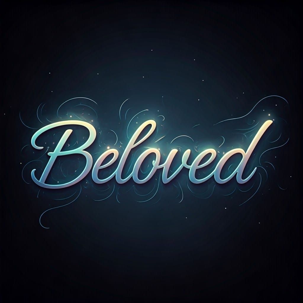 Whimsical Beloved Logo in Dreamy Art Nouveau Style - AI Art