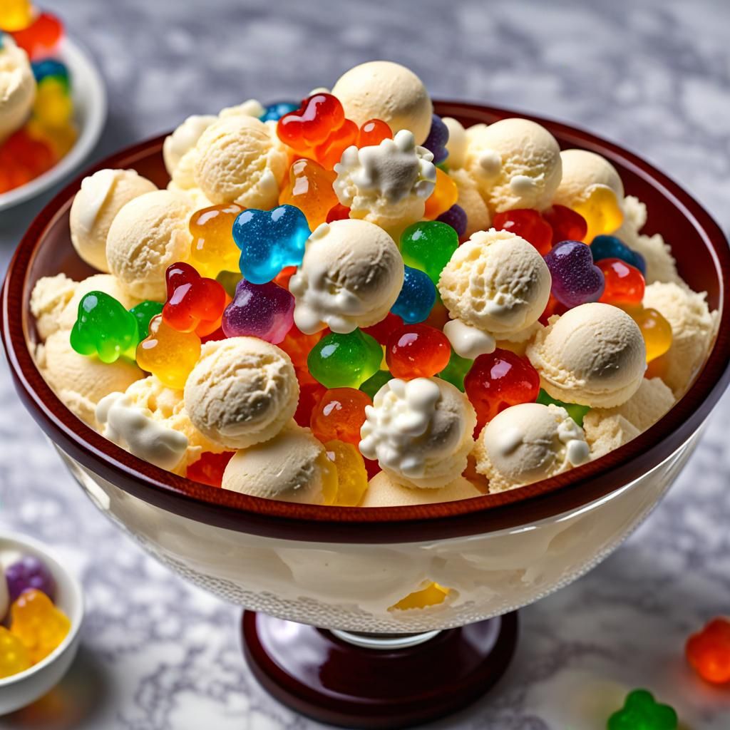 Vanilla With Gummies - AI Generated Artwork - NightCafe Creator