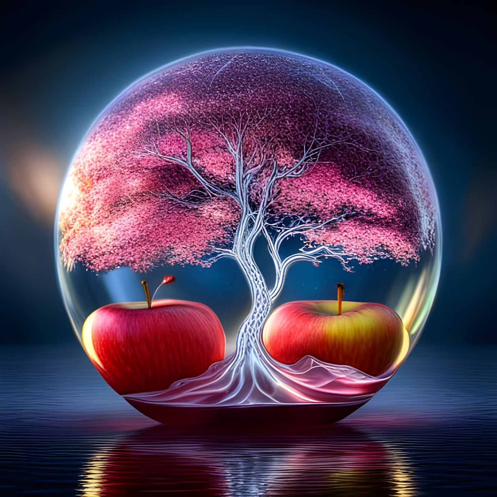 Apple does not fall far from the tree - AI Generated Artwork ...