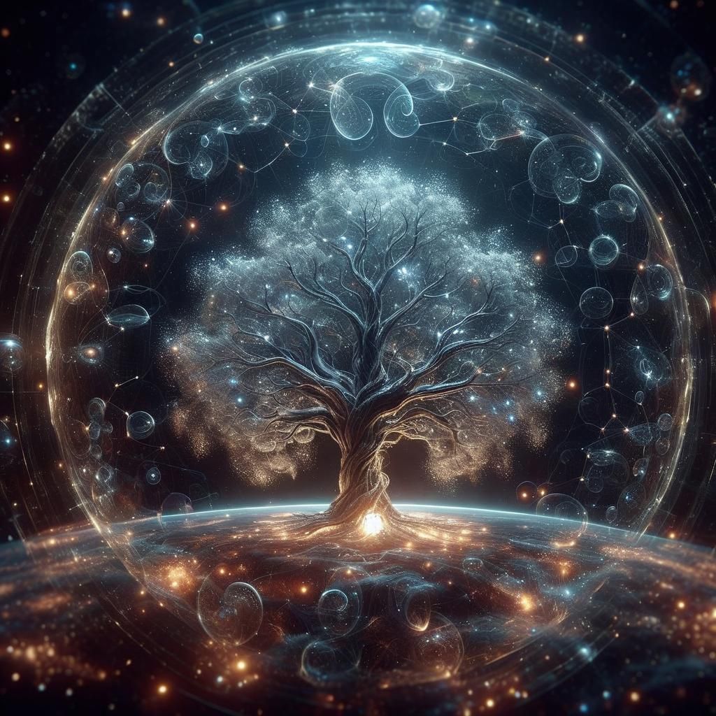 tree of life crystal - AI Generated Artwork - NightCafe Creator