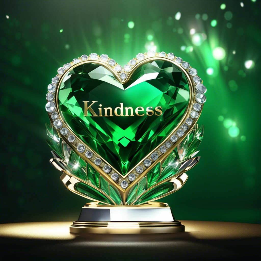 Trophy for Kindness - AI Generated Artwork - NightCafe Creator