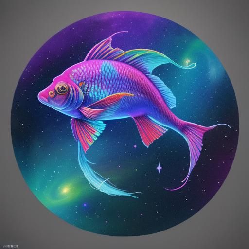 banner cosmic goldfish alien - AI Generated Artwork - NightCafe Creator