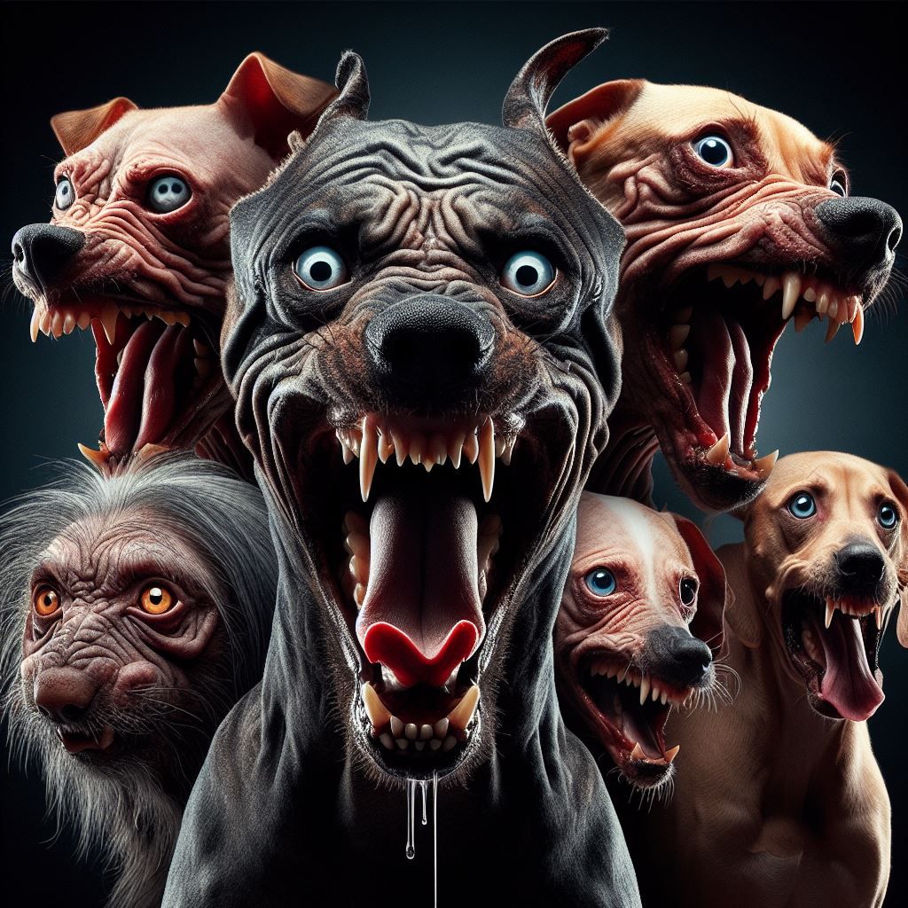 The Phobia Project : Cynophobia - AI Generated Artwork - NightCafe Creator