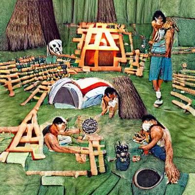 Aztec Woodcutter's Camp (Ancient Age) - AI Generated Artwork ...