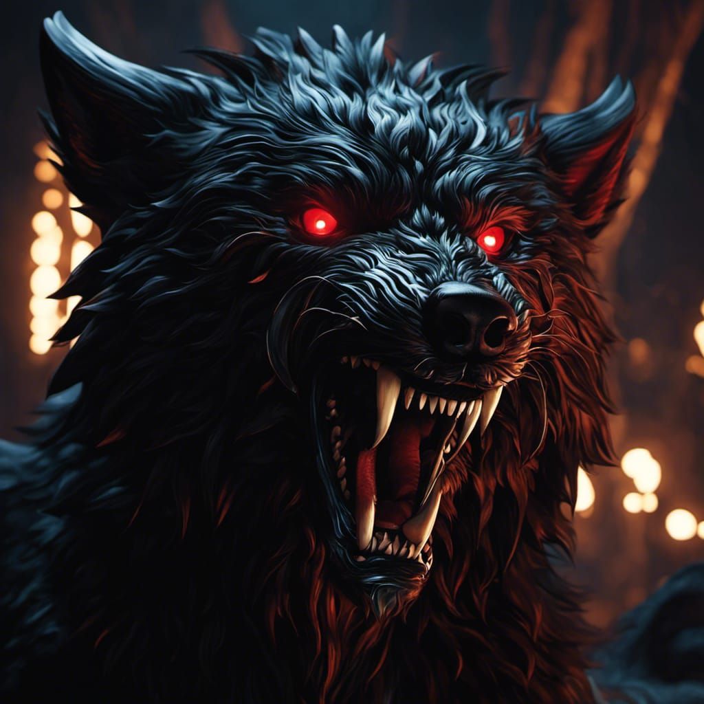 very bad wolf - AI Generated Artwork - NightCafe Creator