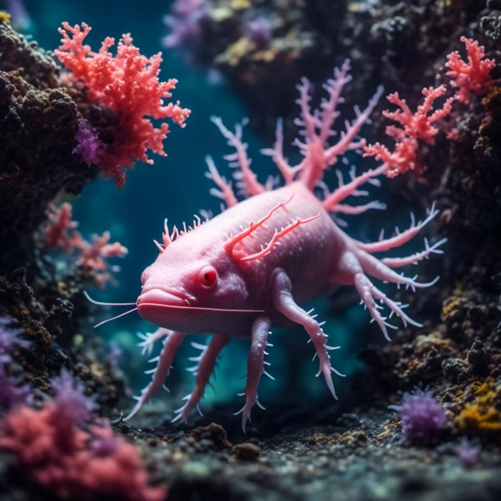 Axolotl - AI Generated Artwork - NightCafe Creator