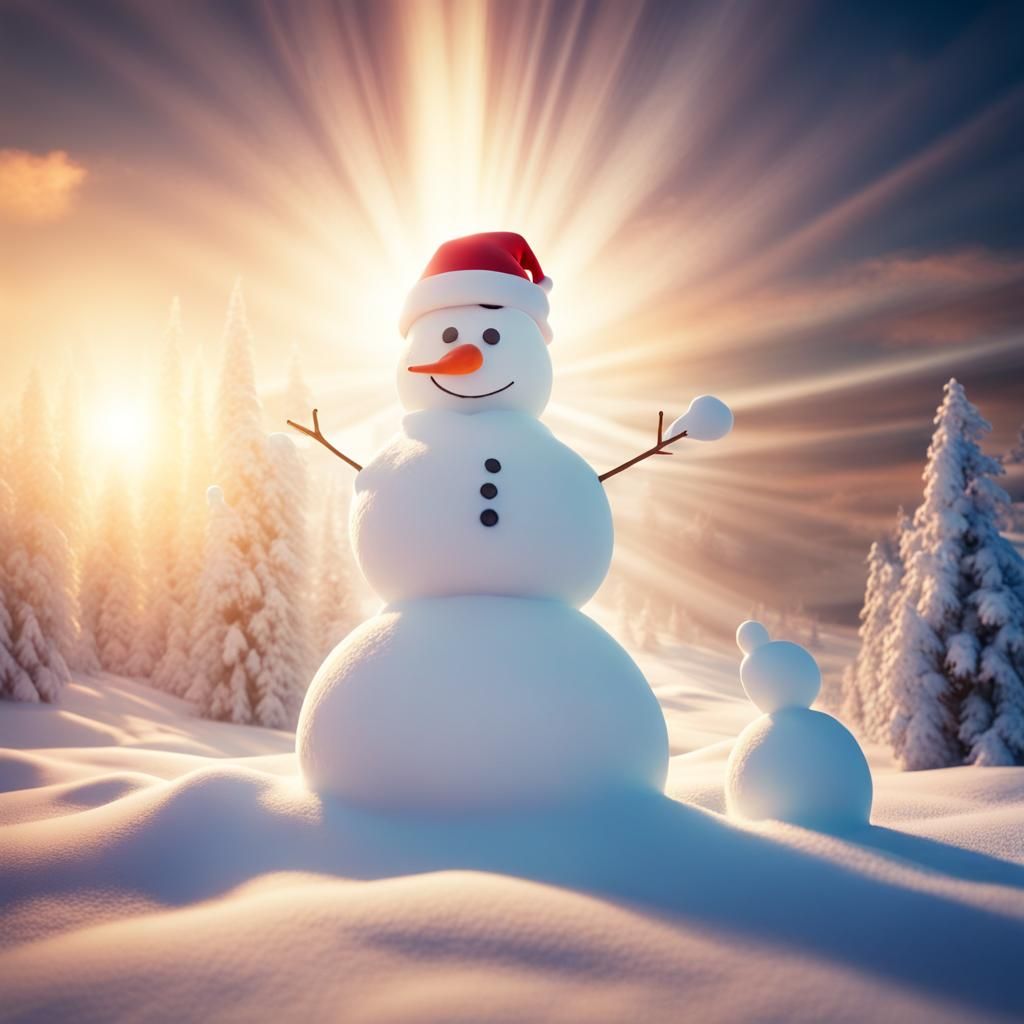 Light beams, interference, 3D, 3D projection, Lapland, Christmas, Santa ...