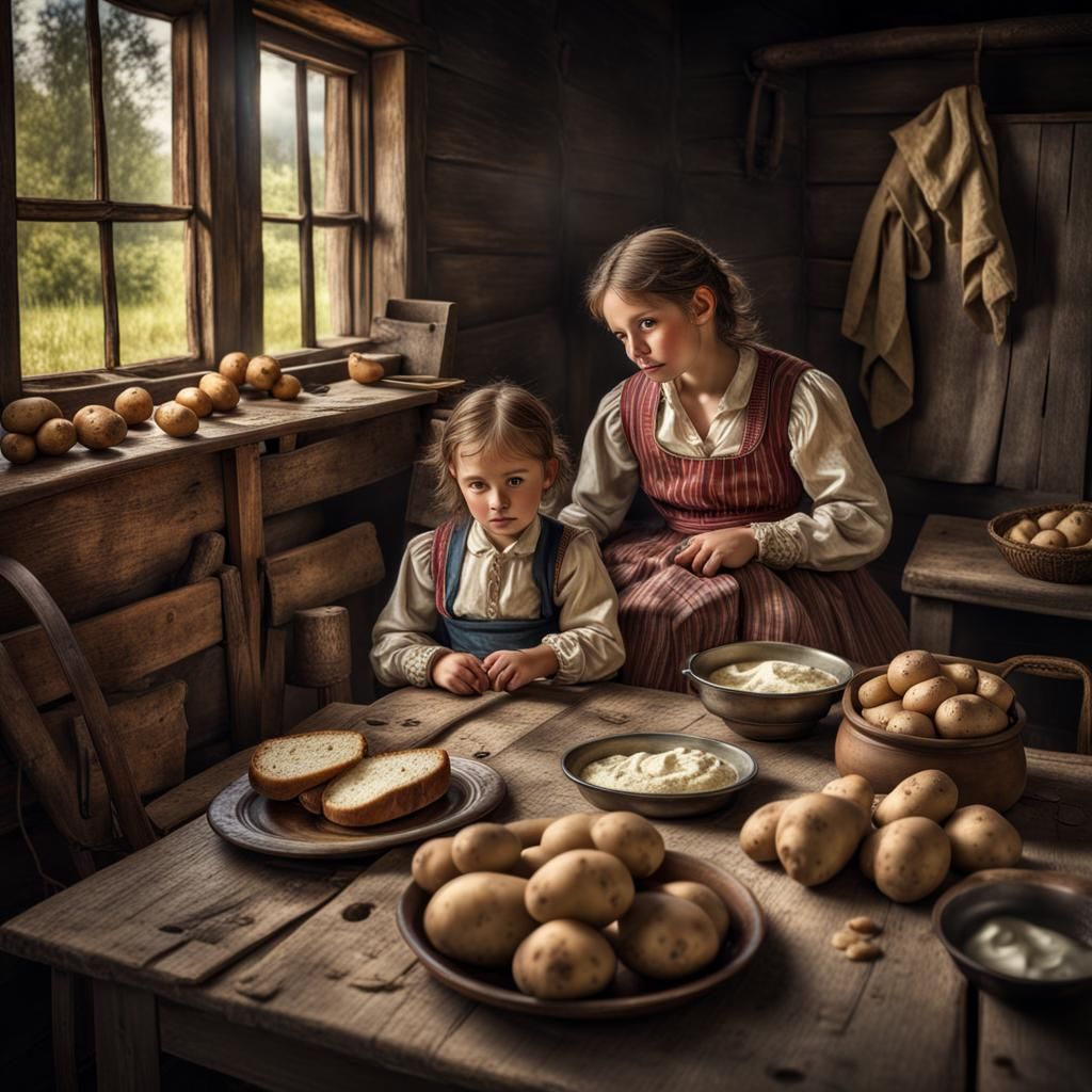 "Life on a farm" - AI Generated Artwork - NightCafe Creator