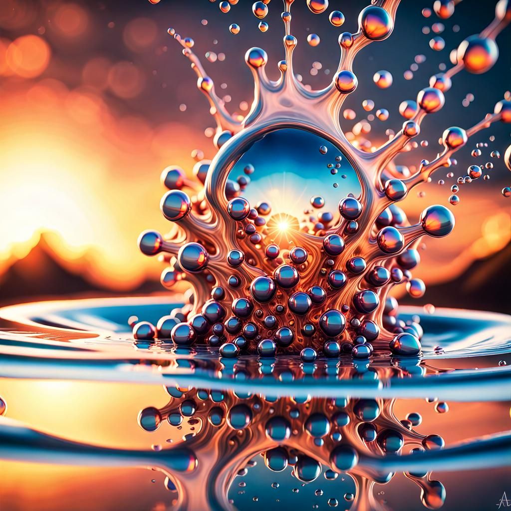 exploding reflection - AI Generated Artwork - NightCafe Creator