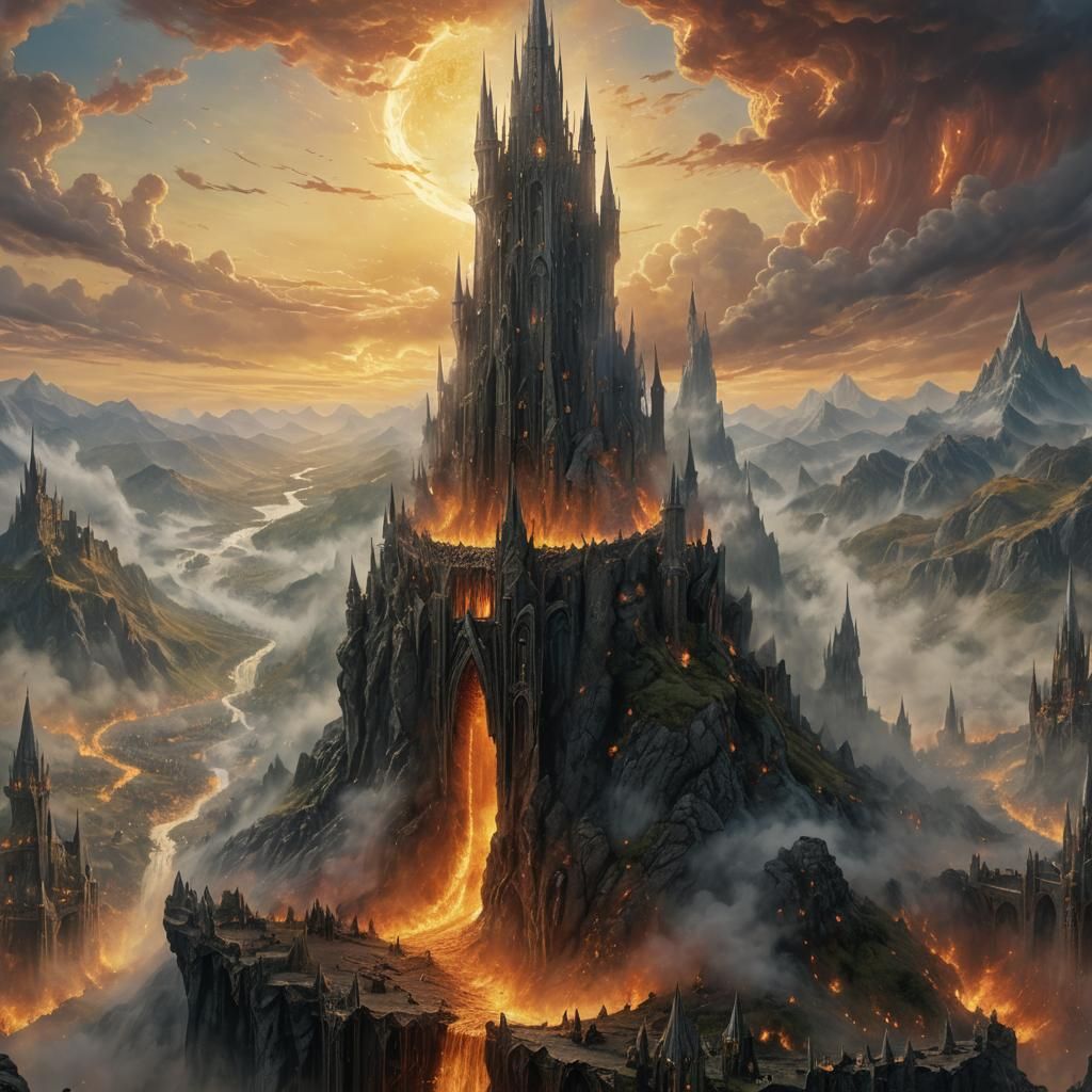 Mount Doom - AI Generated Artwork - NightCafe Creator