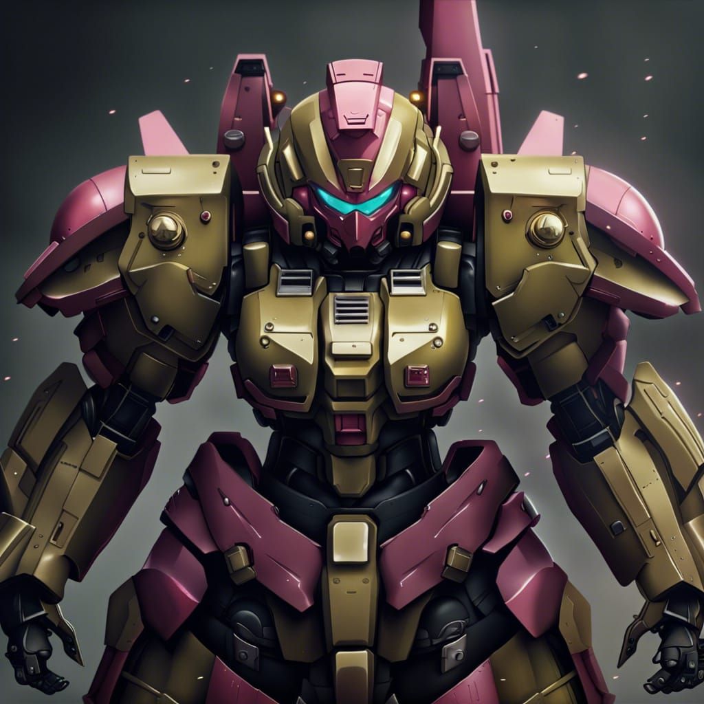 Zeon zaku mobile suit extra armored extremely detailed - AI Generated Artwork - NightCafe Creator