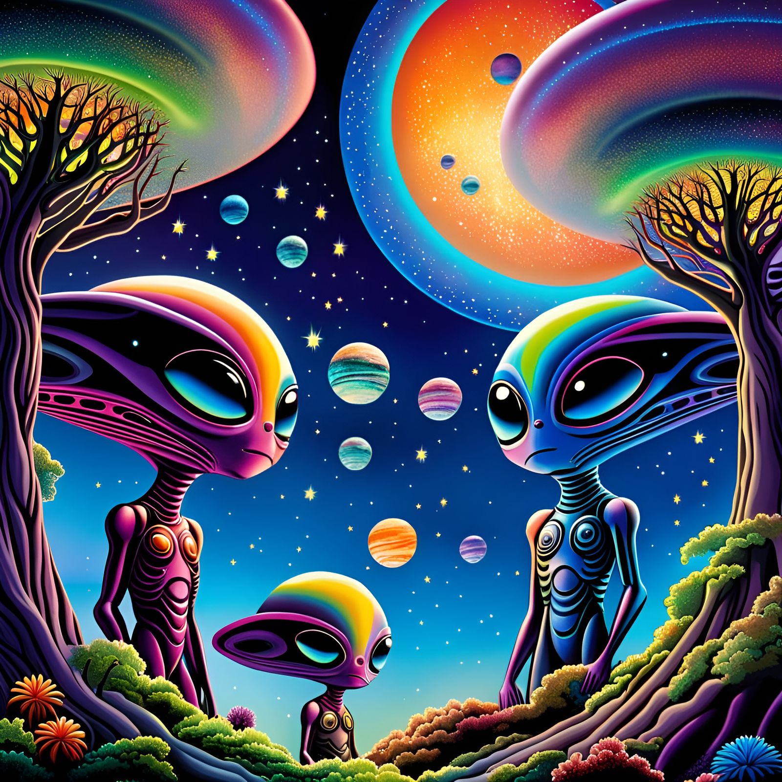 Alien Wellness VII - AI Generated Artwork - NightCafe Creator