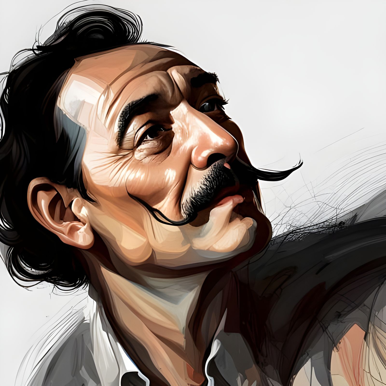 Flying Mustache - AI Generated Artwork - NightCafe Creator