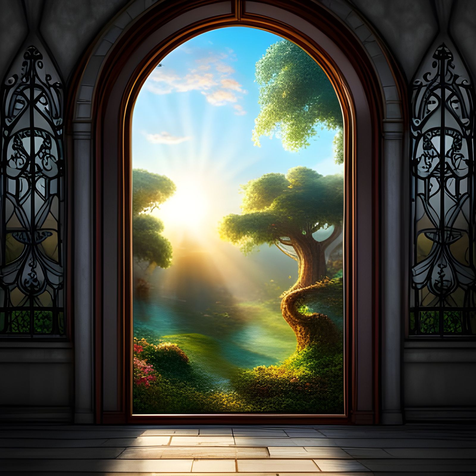 .window view. - AI Generated Artwork - NightCafe Creator