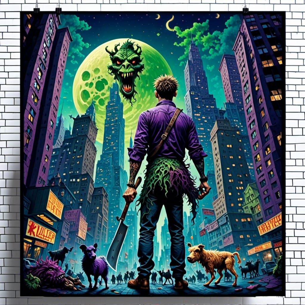 Evil in the city - AI Generated Artwork - NightCafe Creator