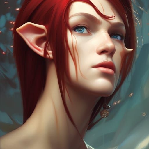 Young Elf Female - AI Generated Artwork - NightCafe Creator