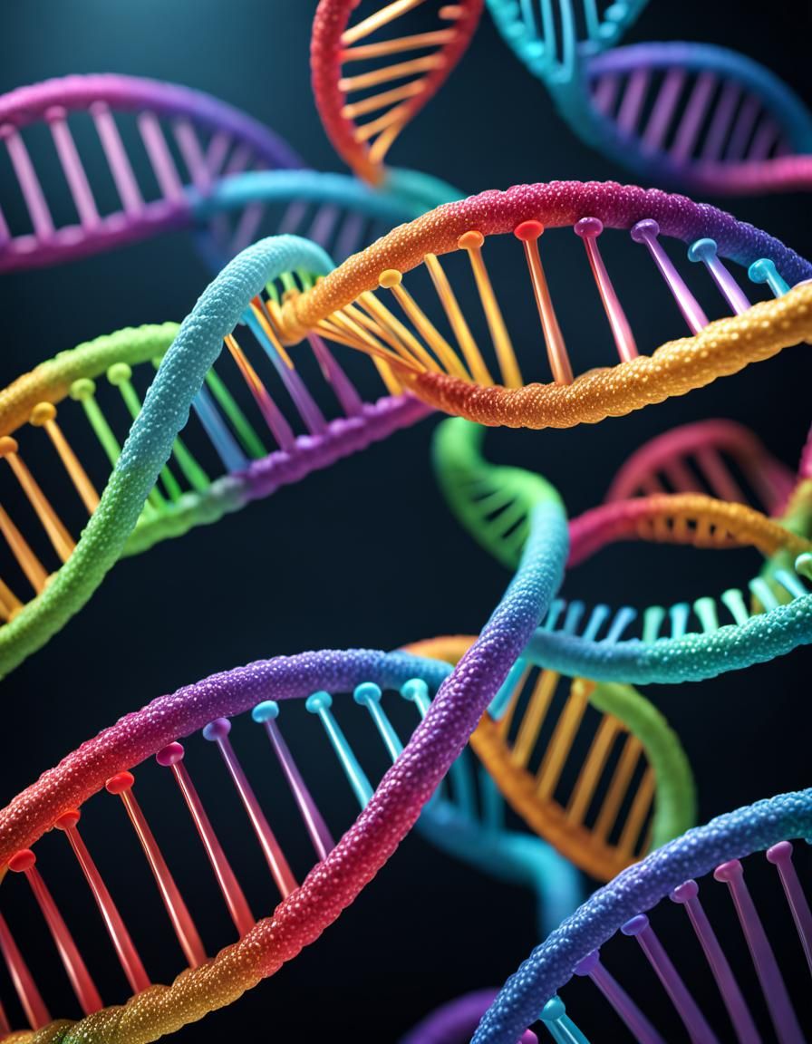 DNA - AI Generated Artwork - NightCafe Creator