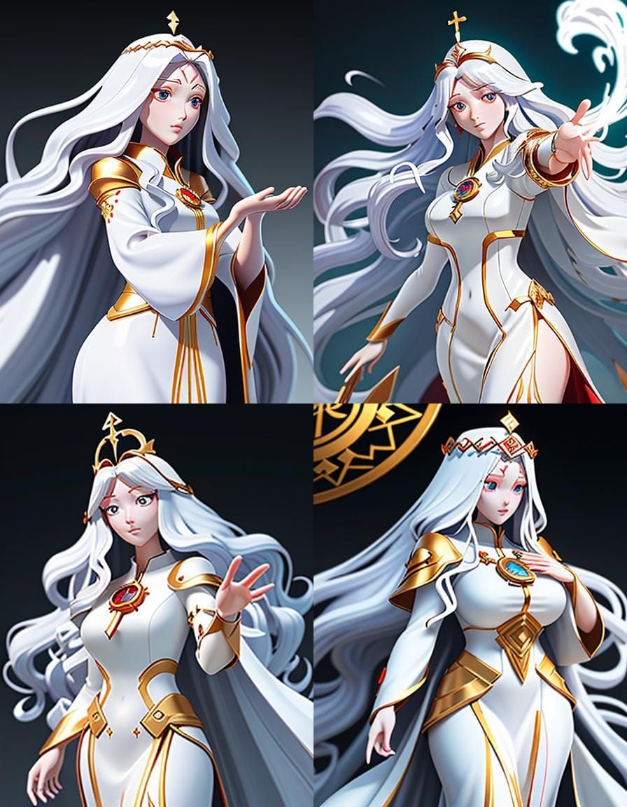 Holy Priestess - AI Generated Artwork - NightCafe Creator