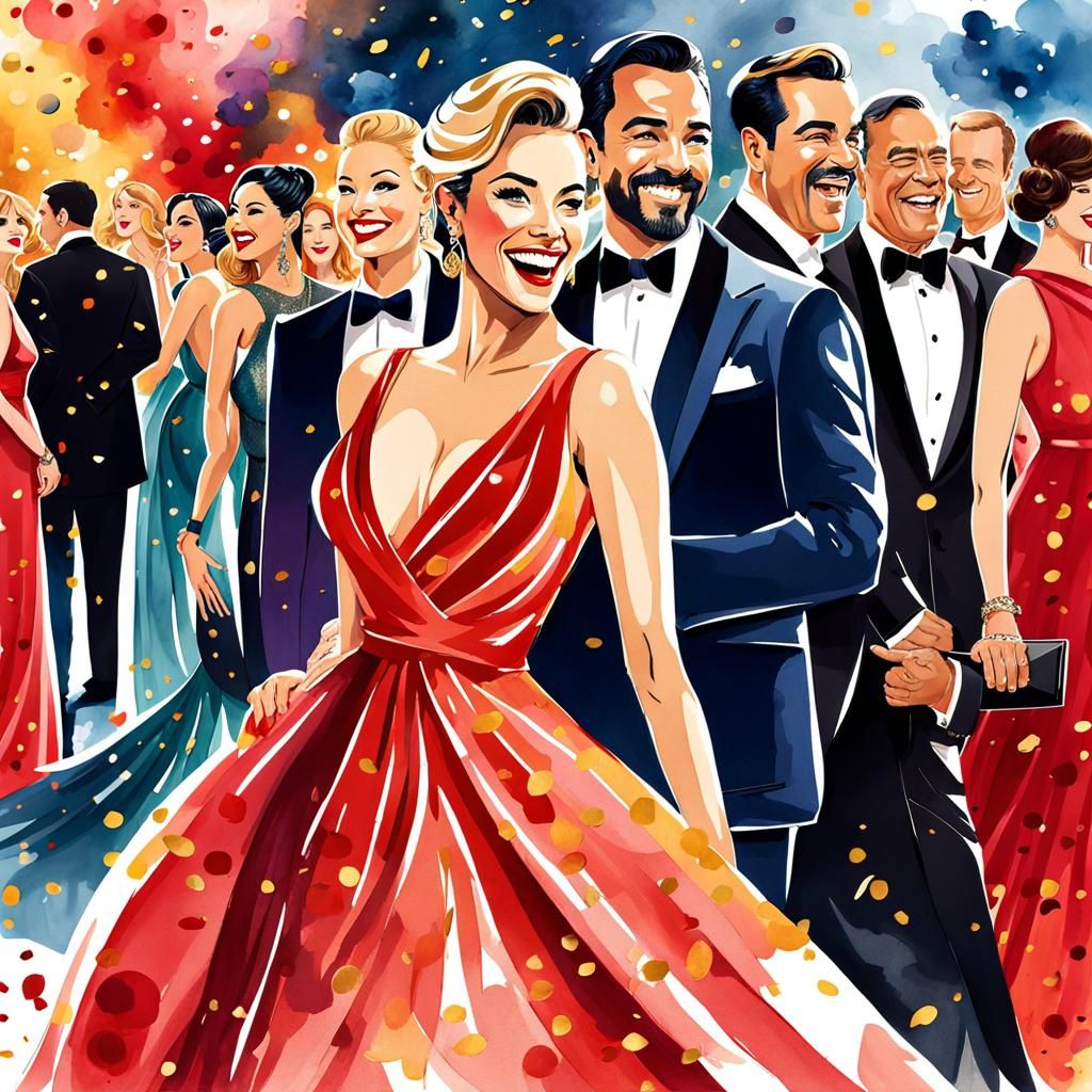 Emmy awards show - AI Generated Artwork - NightCafe Creator