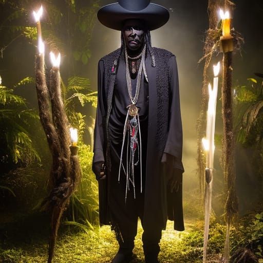 voodoo warlock - AI Generated Artwork - NightCafe Creator