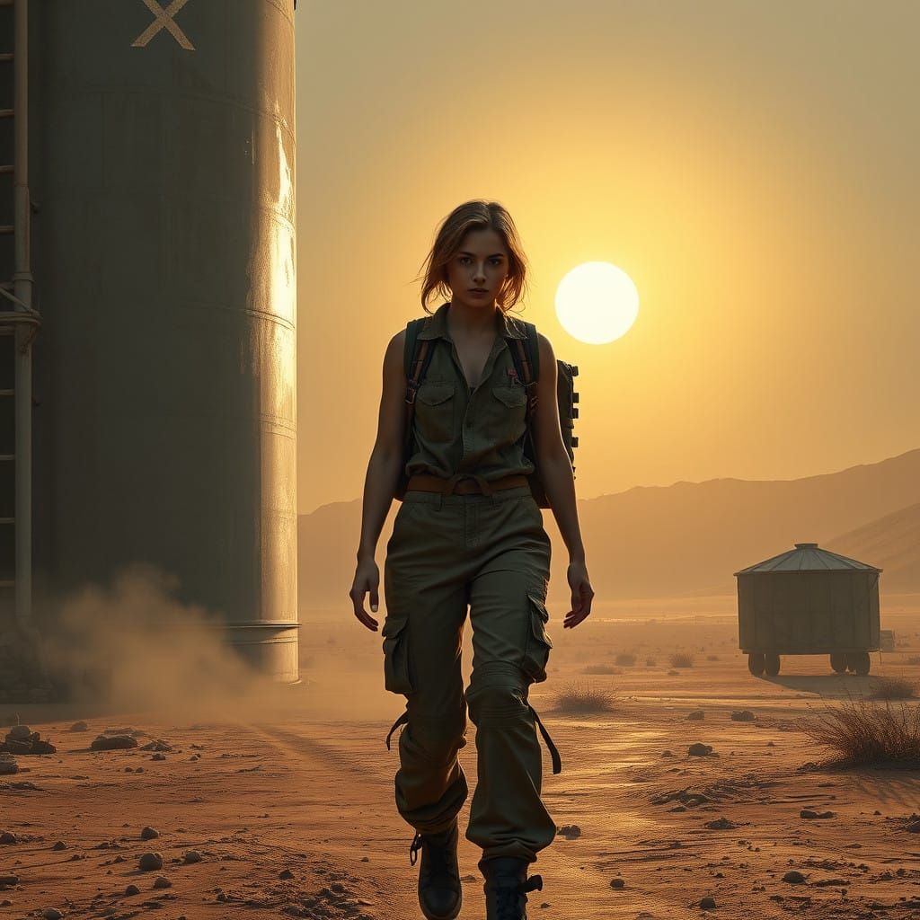 Out of the Silo - Post-Apocalyptic Survivor Emerges from Rui...