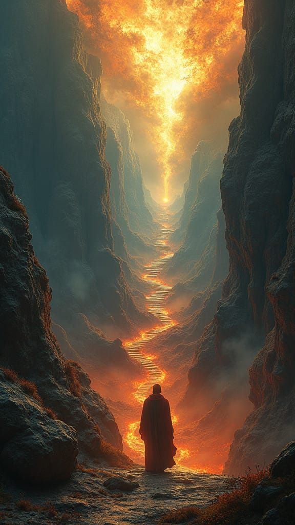 Tarot Card King of Wands inspired by the Led Zeppelin Song Stairway To ...