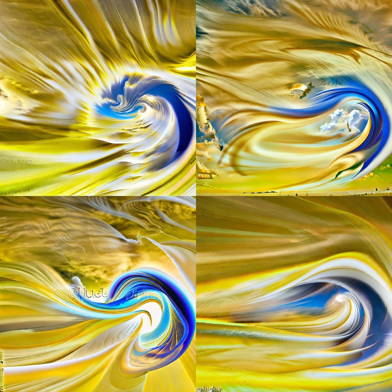 Vortex Swirling In The Clouds, Ominous, Awesome, Force, Billowing ...