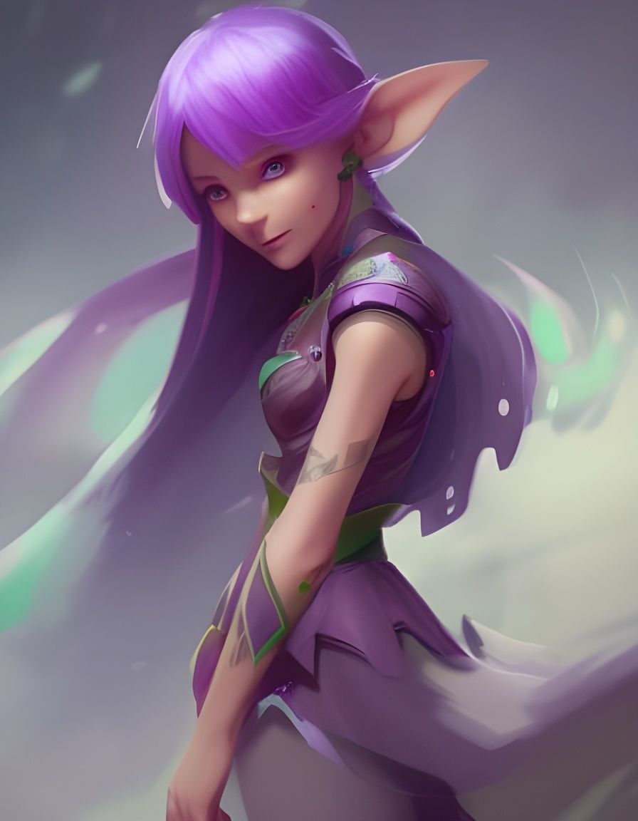 Female Elf - AI Generated Artwork - NightCafe Creator