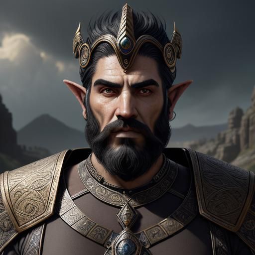 Dwemer male, essai 84. Part of a collection refining the right style ...