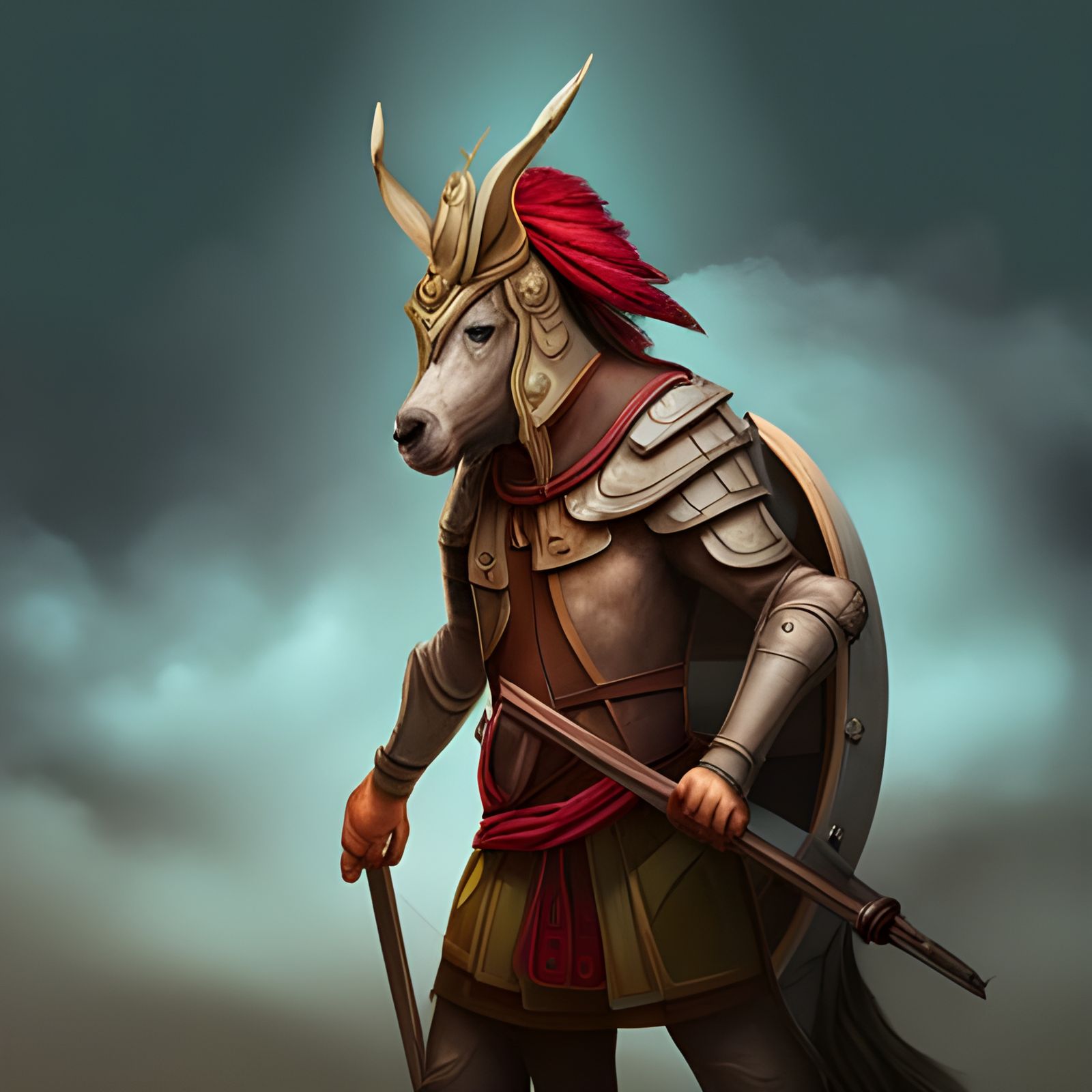 Trojan horse? NO! Spartan Donkey! - AI Generated Artwork - NightCafe ...
