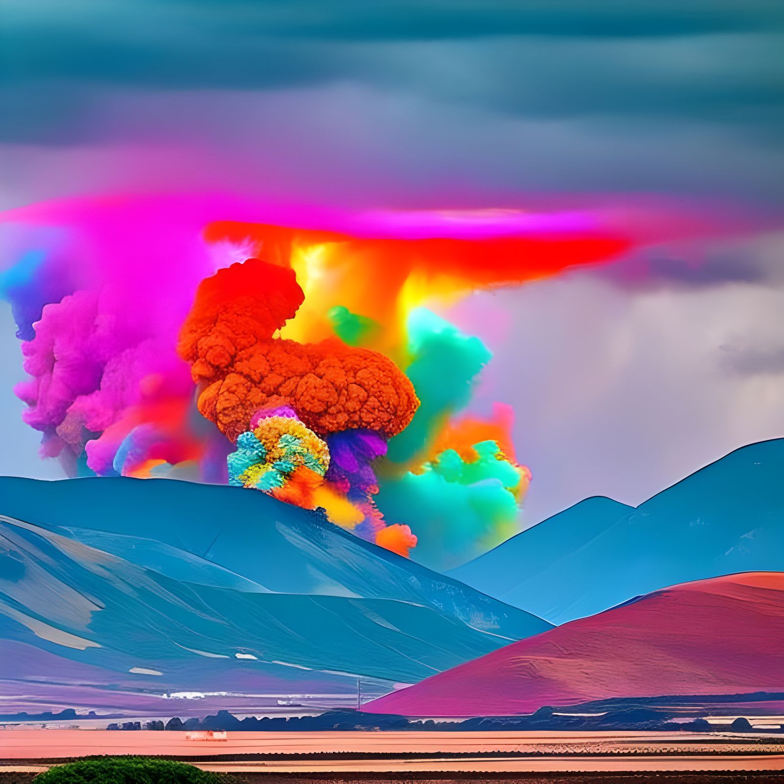 Atomic color - AI Generated Artwork - NightCafe Creator