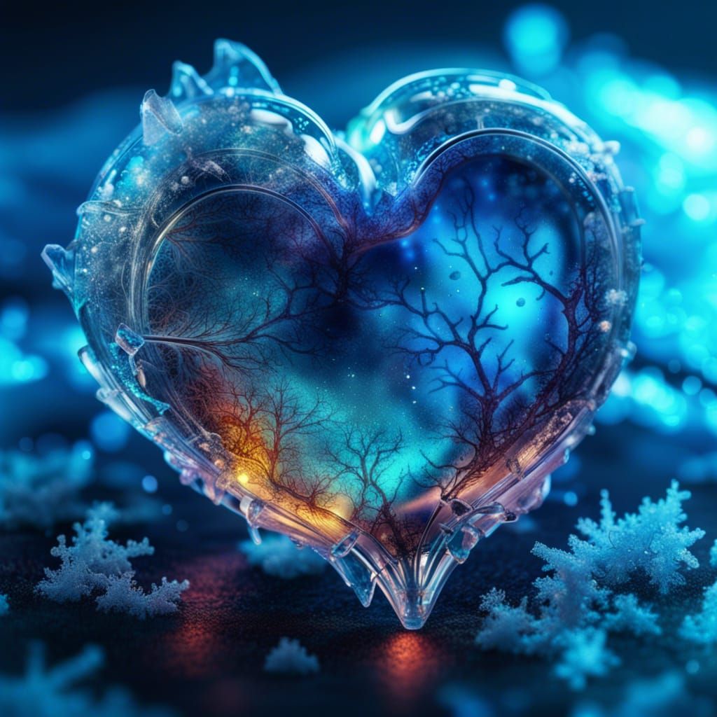 Frostheart - AI Generated Artwork - NightCafe Creator