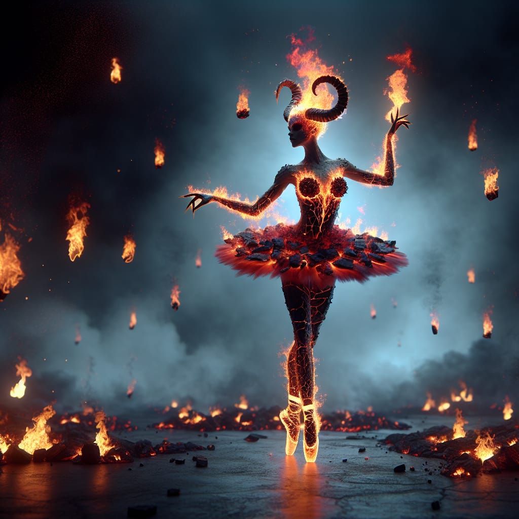Demon Ballet - AI Generated Artwork - NightCafe Creator