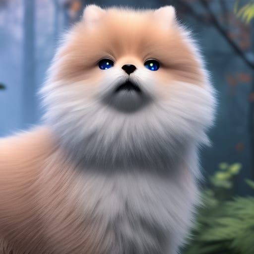 Cute floof - AI Generated Artwork - NightCafe Creator