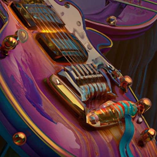 Imagination Guitar - AI Generated Artwork - NightCafe Creator