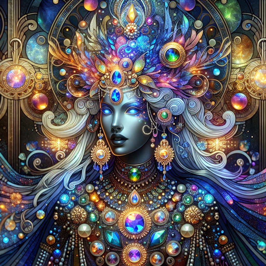 Space Goddess - AI Generated Artwork - NightCafe Creator