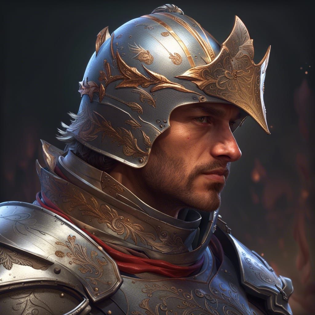 Male knight - AI Generated Artwork - NightCafe Creator
