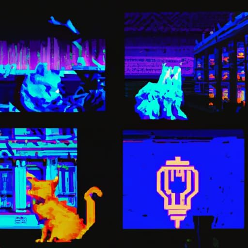Neon bulbs, 8-bit cats and vaporwave solutions Vaporwaves by Filippo Lippi and Andrei Rublev ...