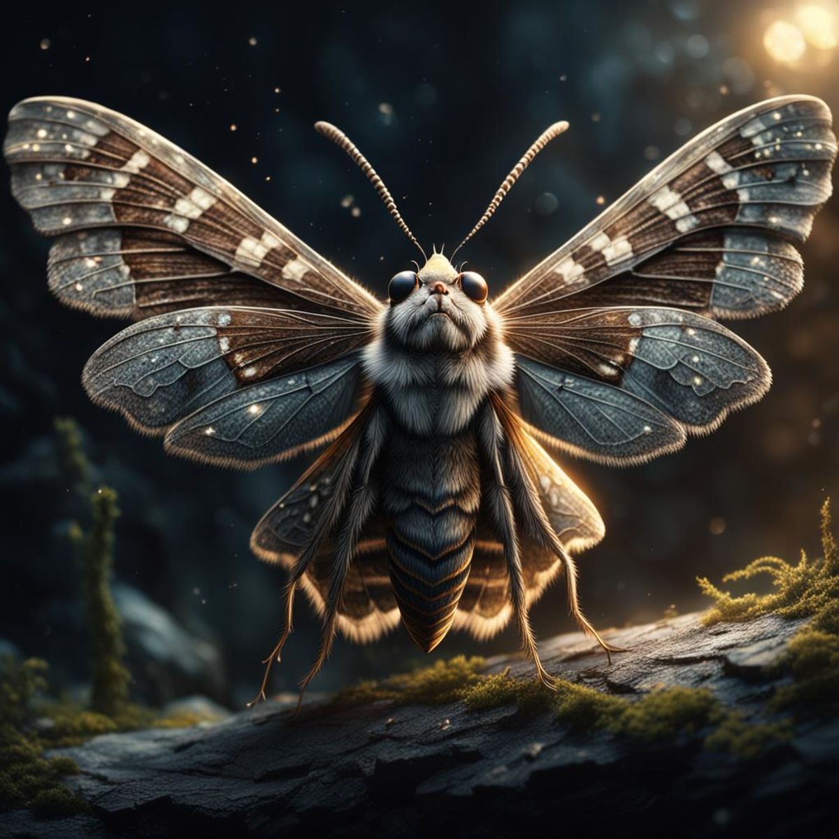 Majestic Moth - AI Generated Artwork - NightCafe Creator