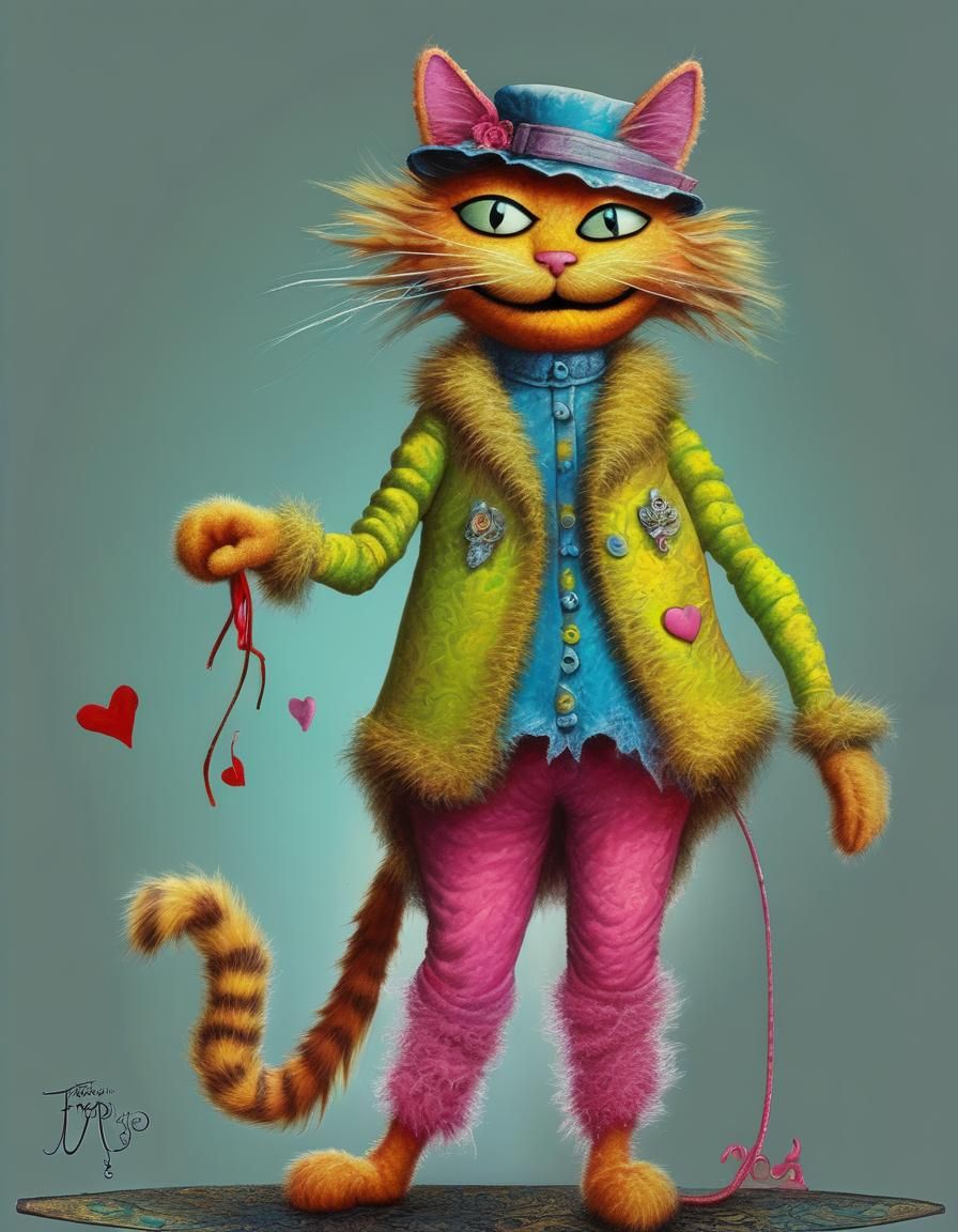 Muppet cat (1) - AI Generated Artwork - NightCafe Creator