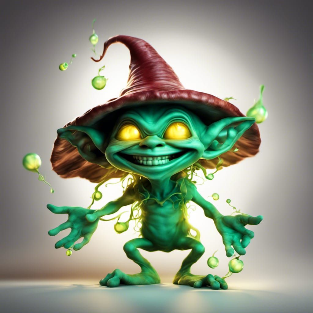 green imp - AI Generated Artwork - NightCafe Creator