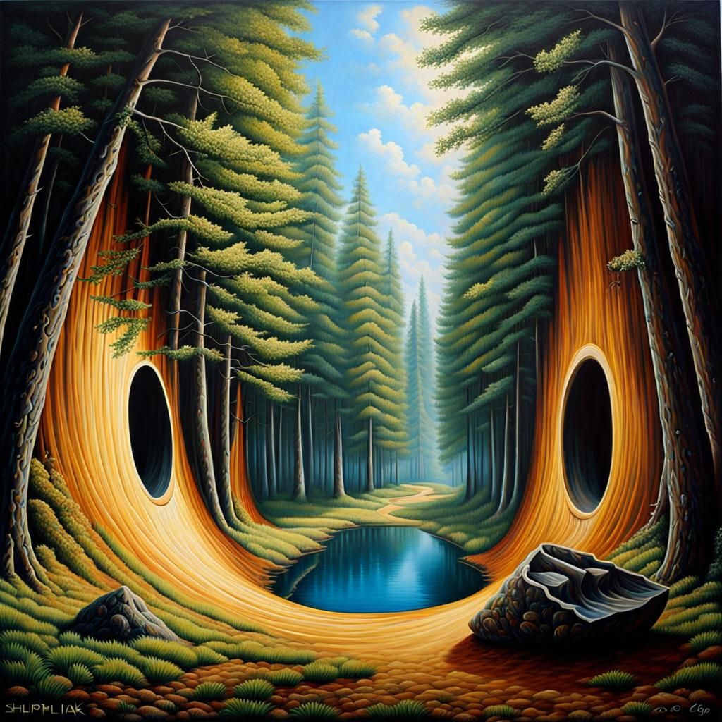 The Optical Illusion Paintings by Shupliak Oleg are Incredibly Surreal ...