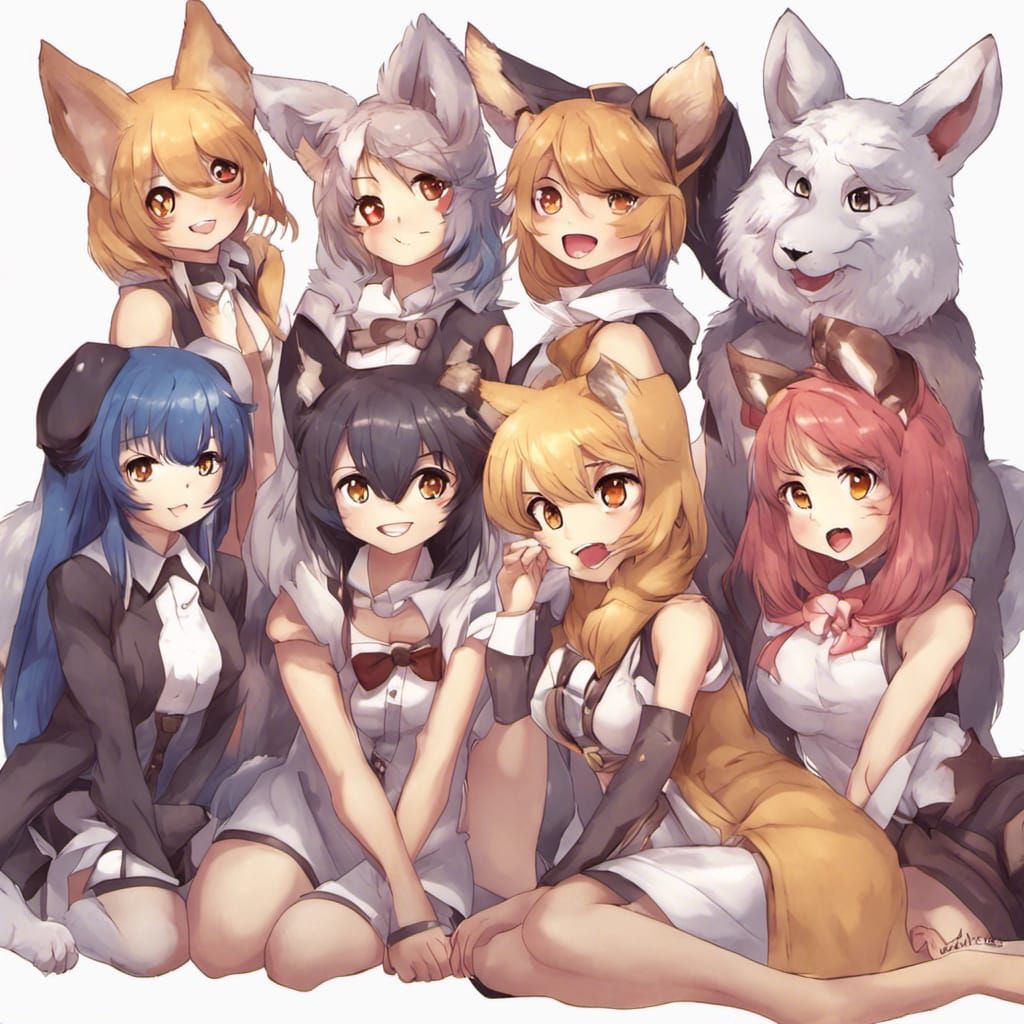 furry girls - AI Generated Artwork - NightCafe Creator
