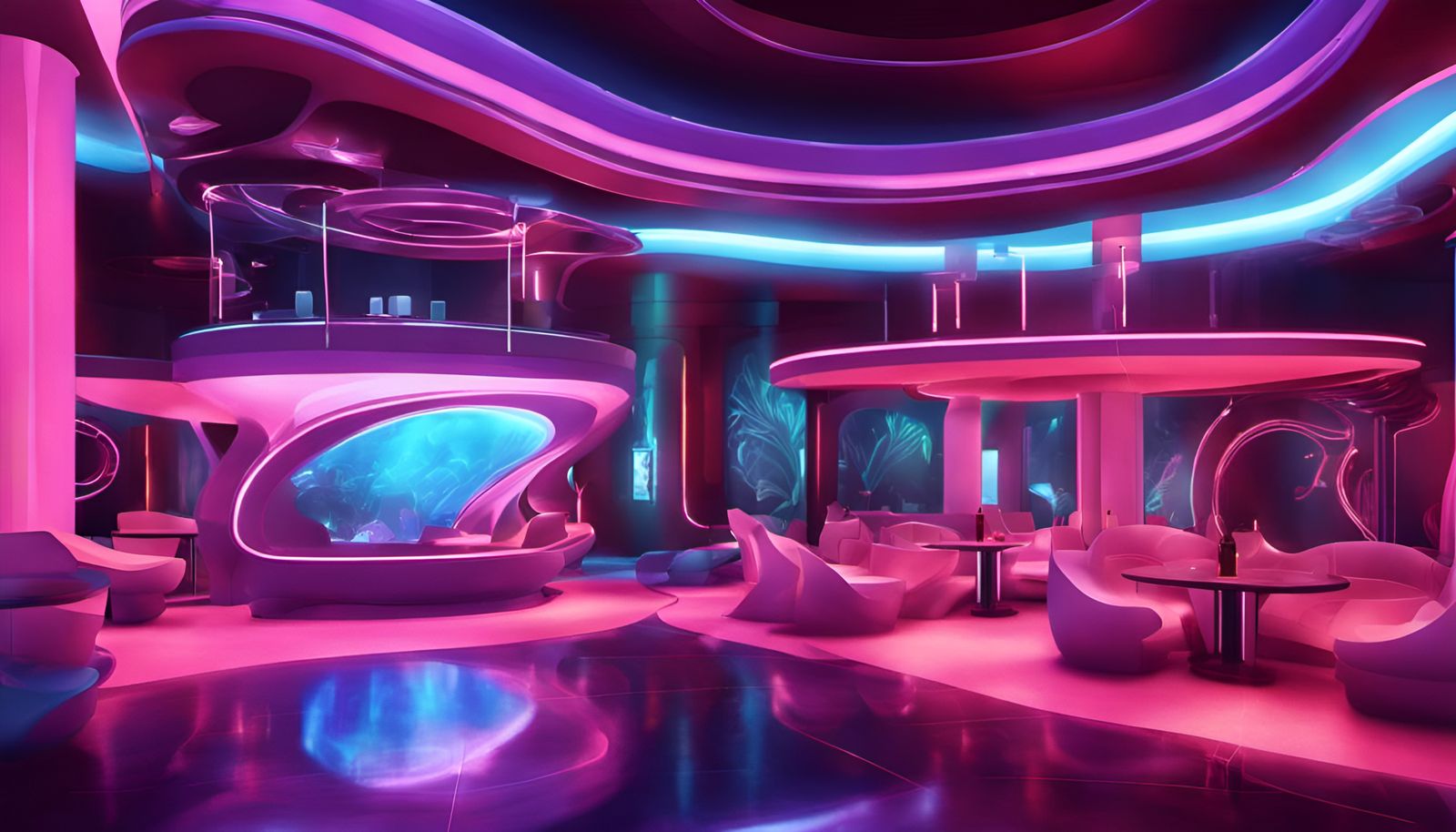 Empty Future Club - AI Generated Artwork - NightCafe Creator