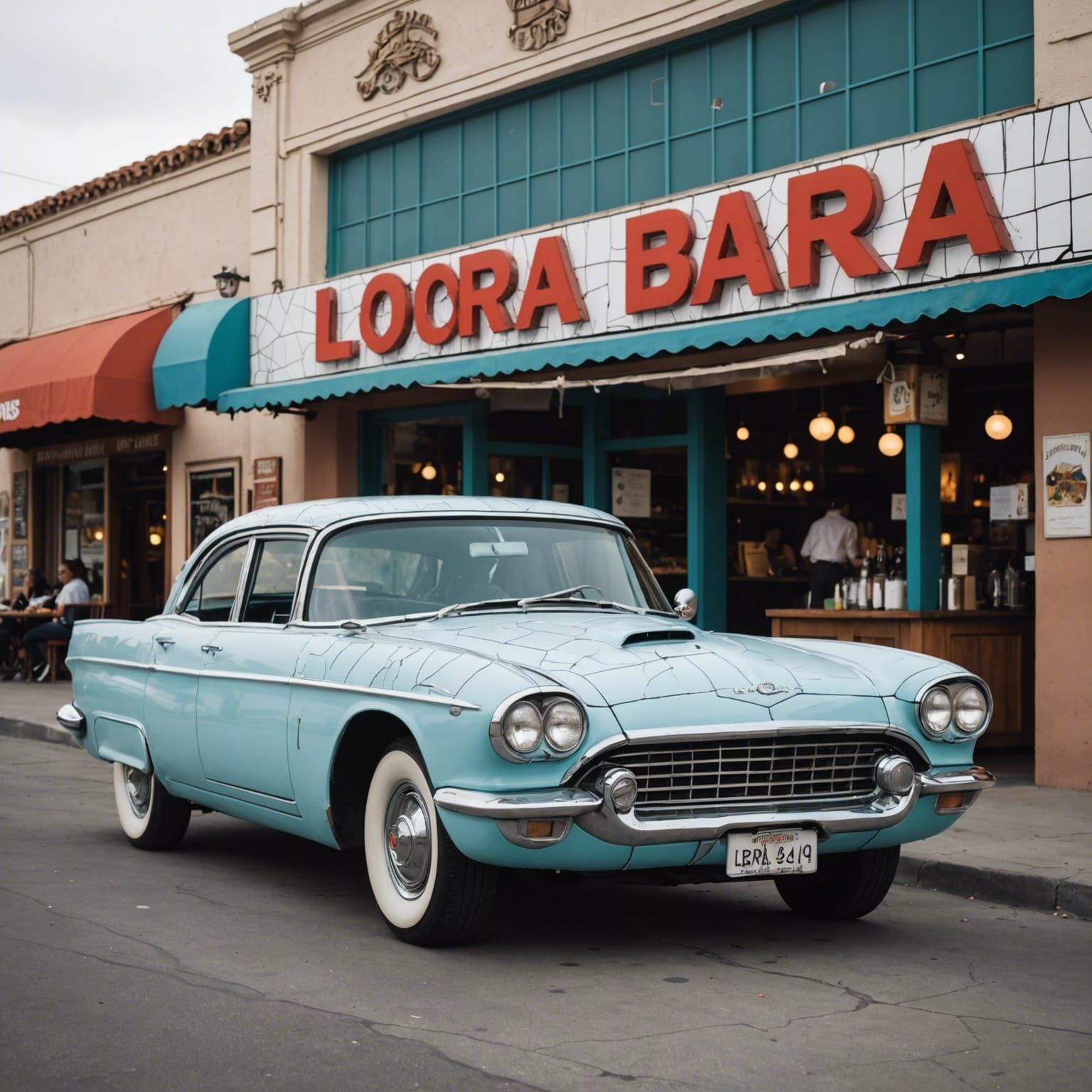 fake retro car - AI Generated Artwork - NightCafe Creator