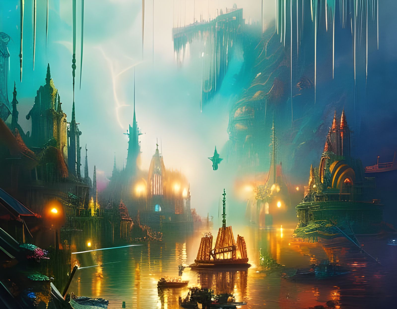 Welcome to Atlantis - AI Generated Artwork - NightCafe Creator