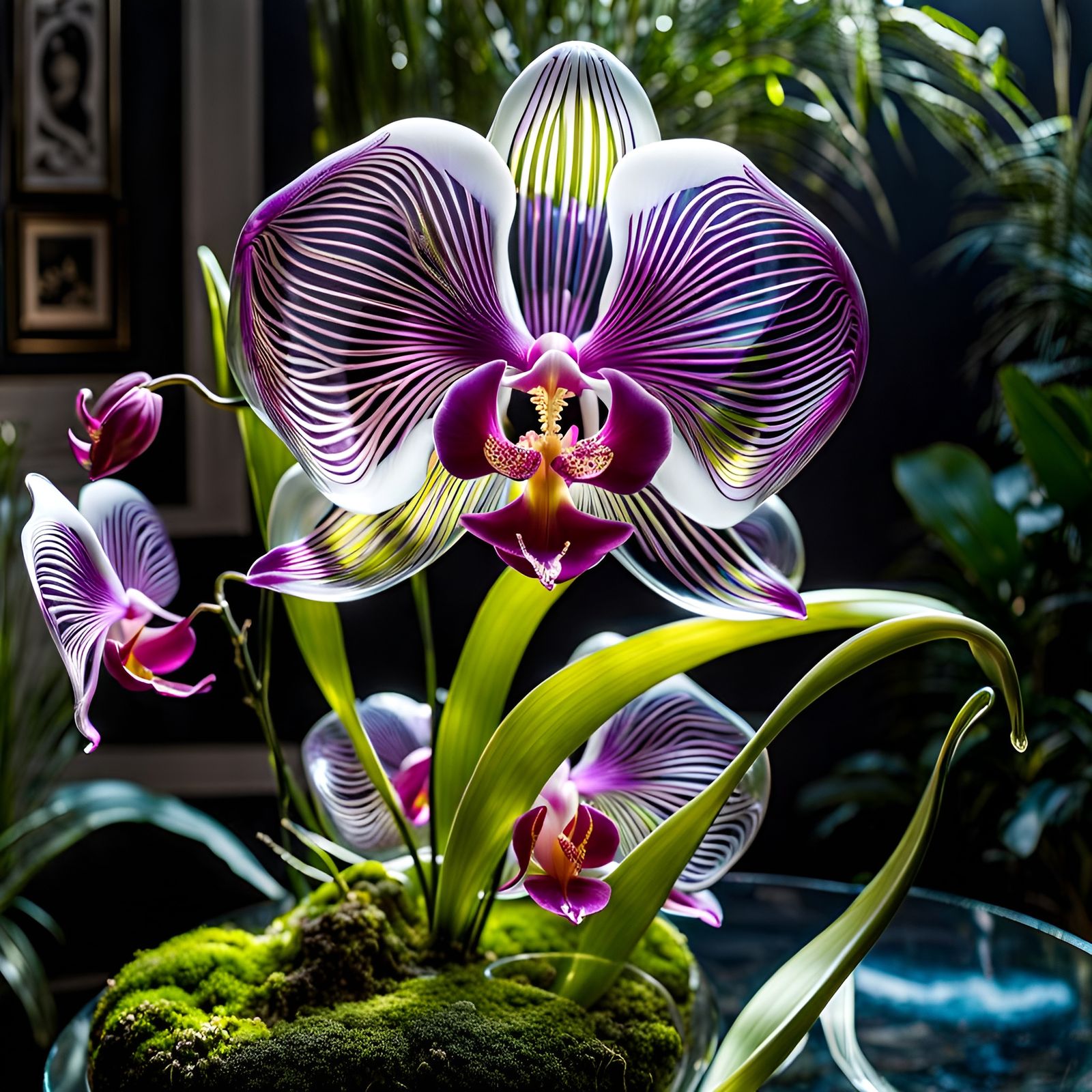 Orchid - AI Generated Artwork - NightCafe Creator